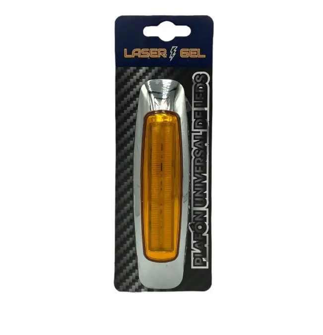 Plafón universal lateral largo laser gel ámbar | Levzen